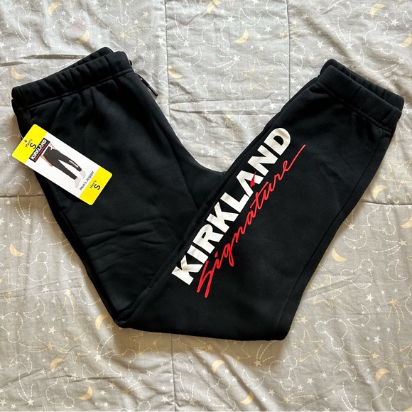 Kirkland Signature | Pants | Kirkland Signature Men Logo Jogger Black S ...